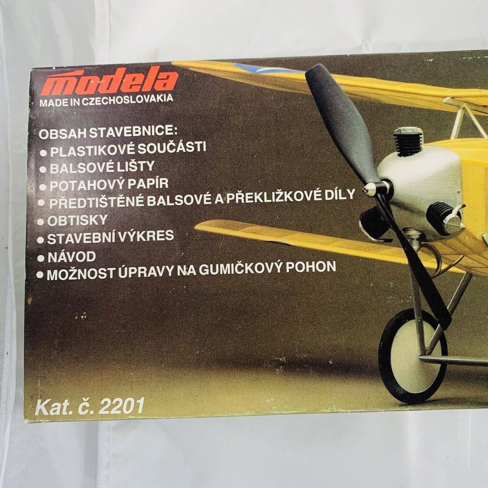 MODELA Sperry M-1 Messenger CO2 Engine Motor Balsa Flying Model ...
