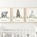 Woodland Animals - Set of 6, Nursery Wall Art Prints, 6 Animal Prints ...