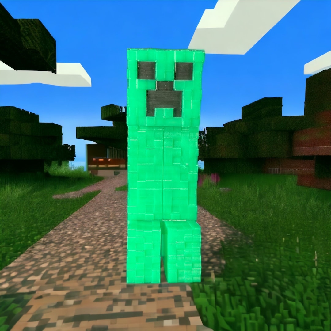 Minecraft Creeper 3D Printed Articulated Movable Joints Iconic - Etsy UK