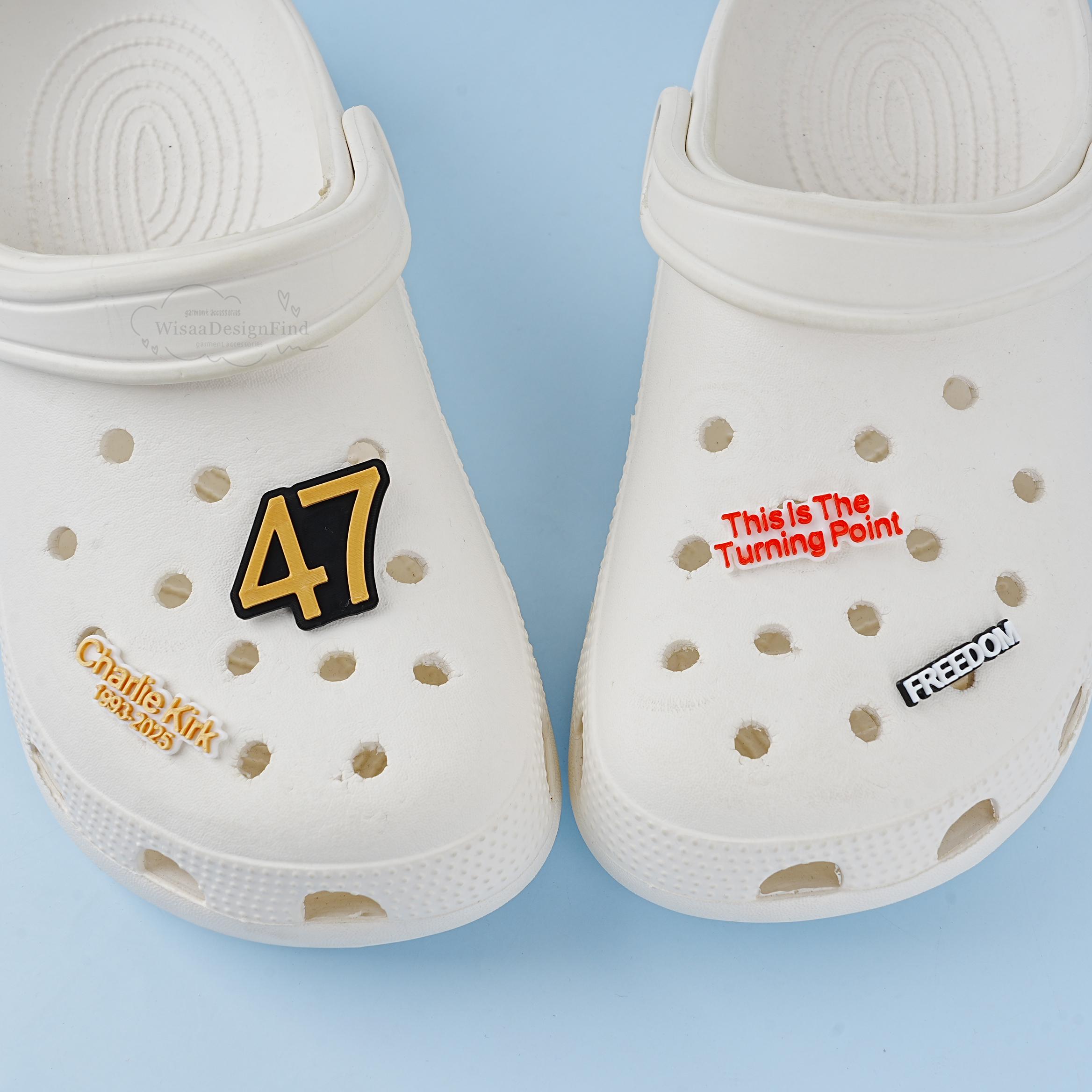 Charlie Kirk Shoe Charms,charlie Kirk Freedom Shoe Buckle,this is the ...