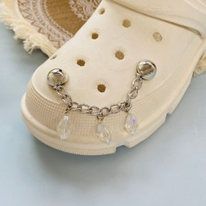 Sparkling Crystal Short Shoe Chain,bling Shoes Charm Chain Without ...