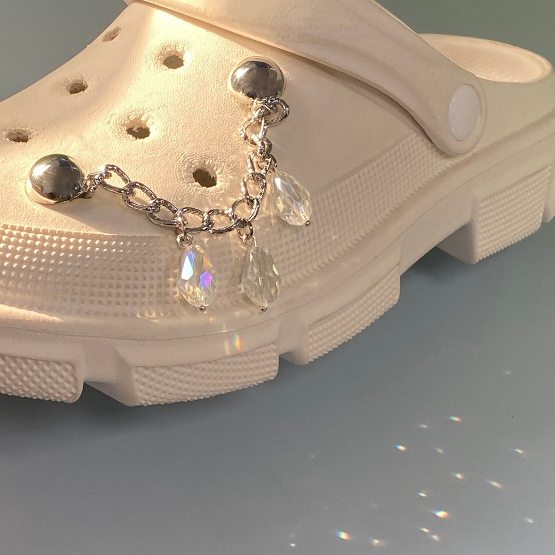 Sparkling Crystal Short Shoe Chain,bling Shoes Charm Chain Without ...