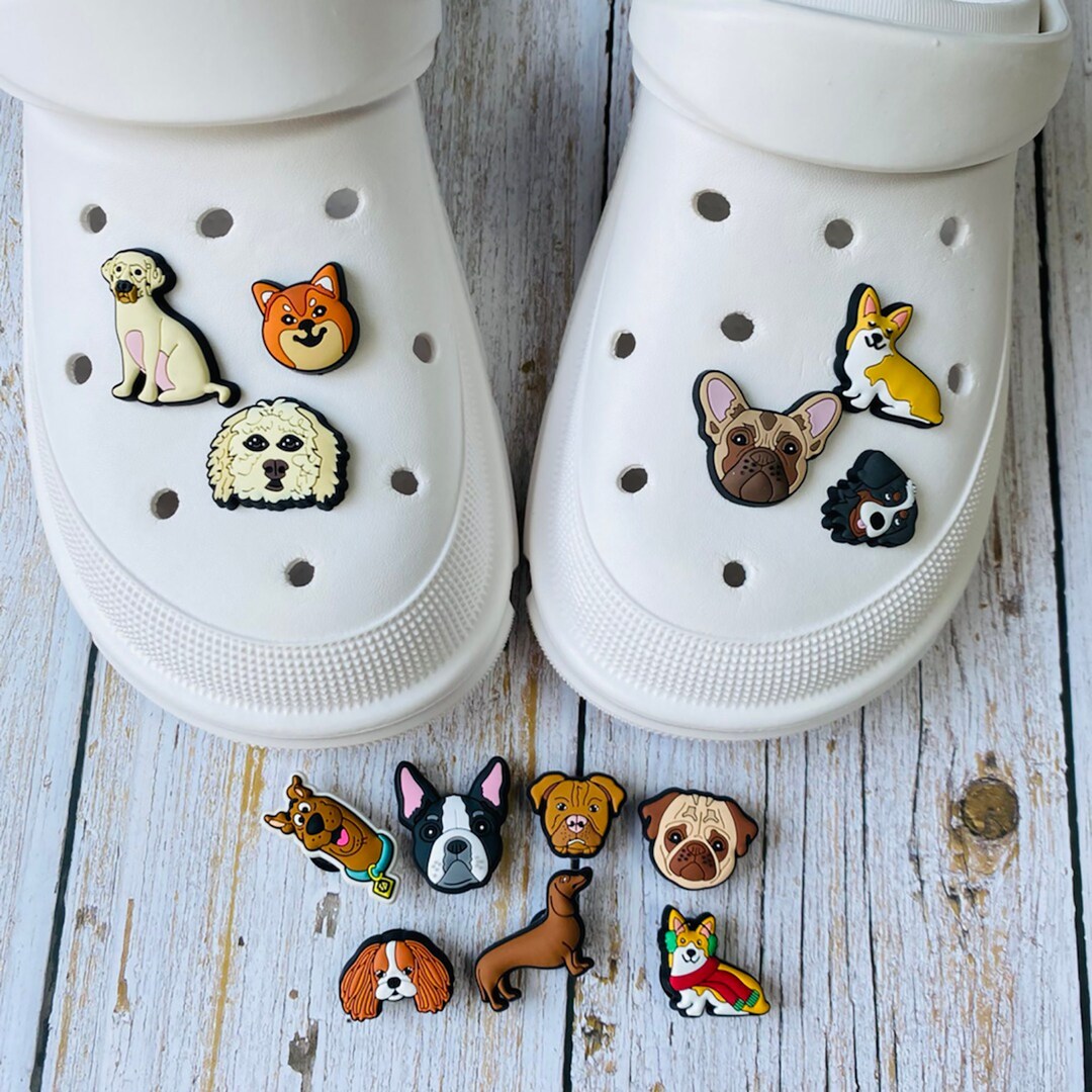 Cute Dogs Shoe Charm, Lovely Pets Shoe Buckles, Animals Shoe Charm ...