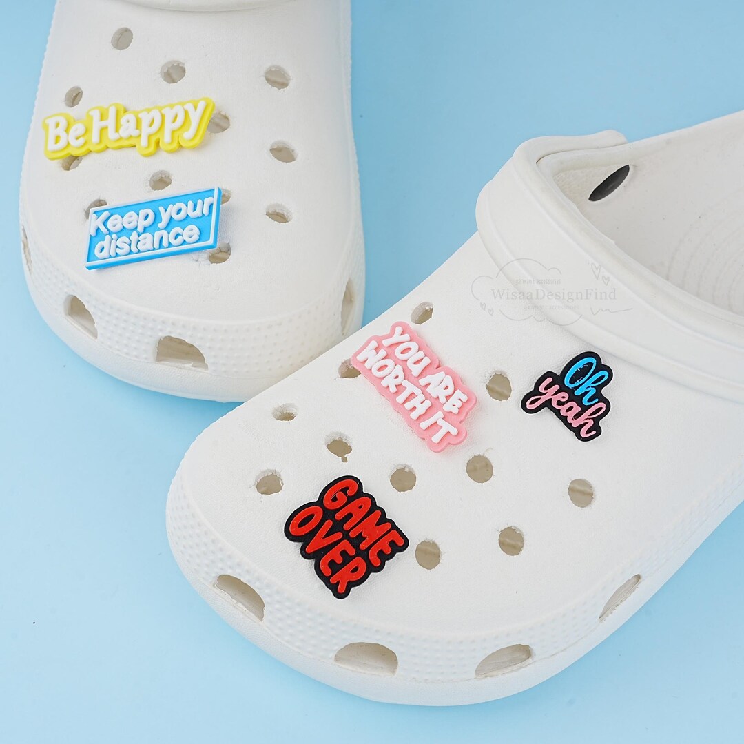 Custom Motivational Saying Shoe Buckle,personalized 3D Printed Phrases ...