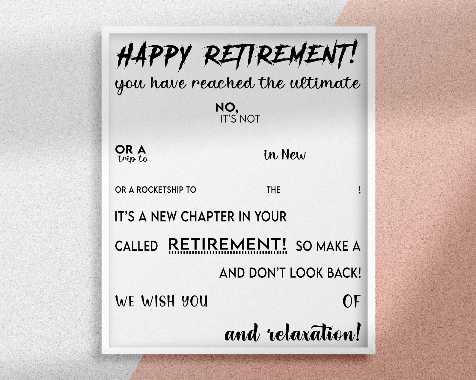 Retirement Candy Bar Poster, Candy Gram Sign PRINTABLE, Gift or Co ...