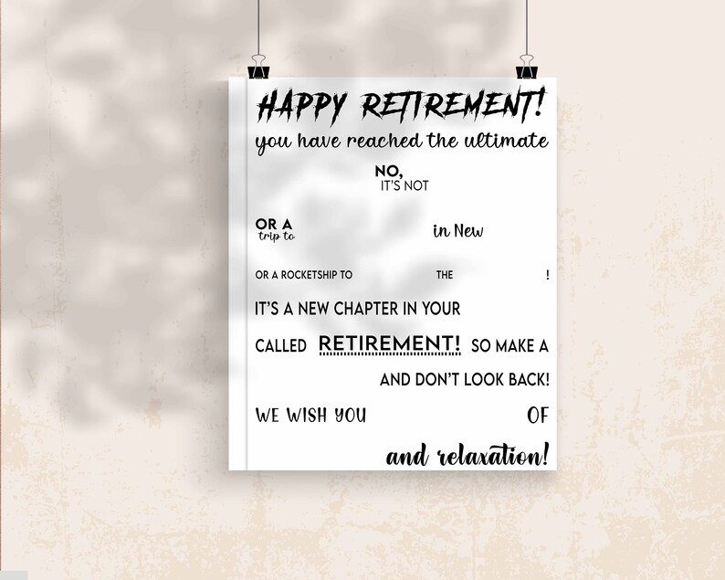Retirement Candy Bar Poster, Candy Gram Sign PRINTABLE, Gift or Co ...