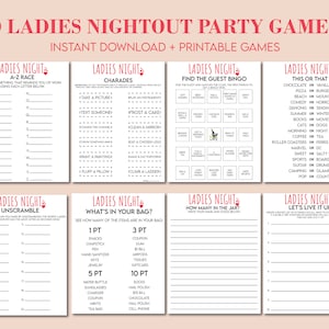 Ladies Night Games, Ladies Night Out Games, Ladies Night Party Games ...