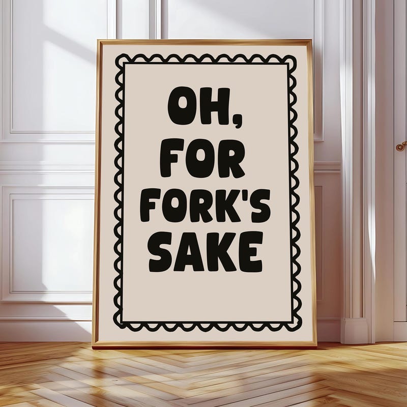 Oh for Forks Sake - Etsy