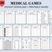 Medical Games, Med School Games, Nursing Printable Games, Doctor Games ...