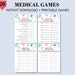 Medical Games, Med School Games, Nursing Printable Games, Doctor Games ...