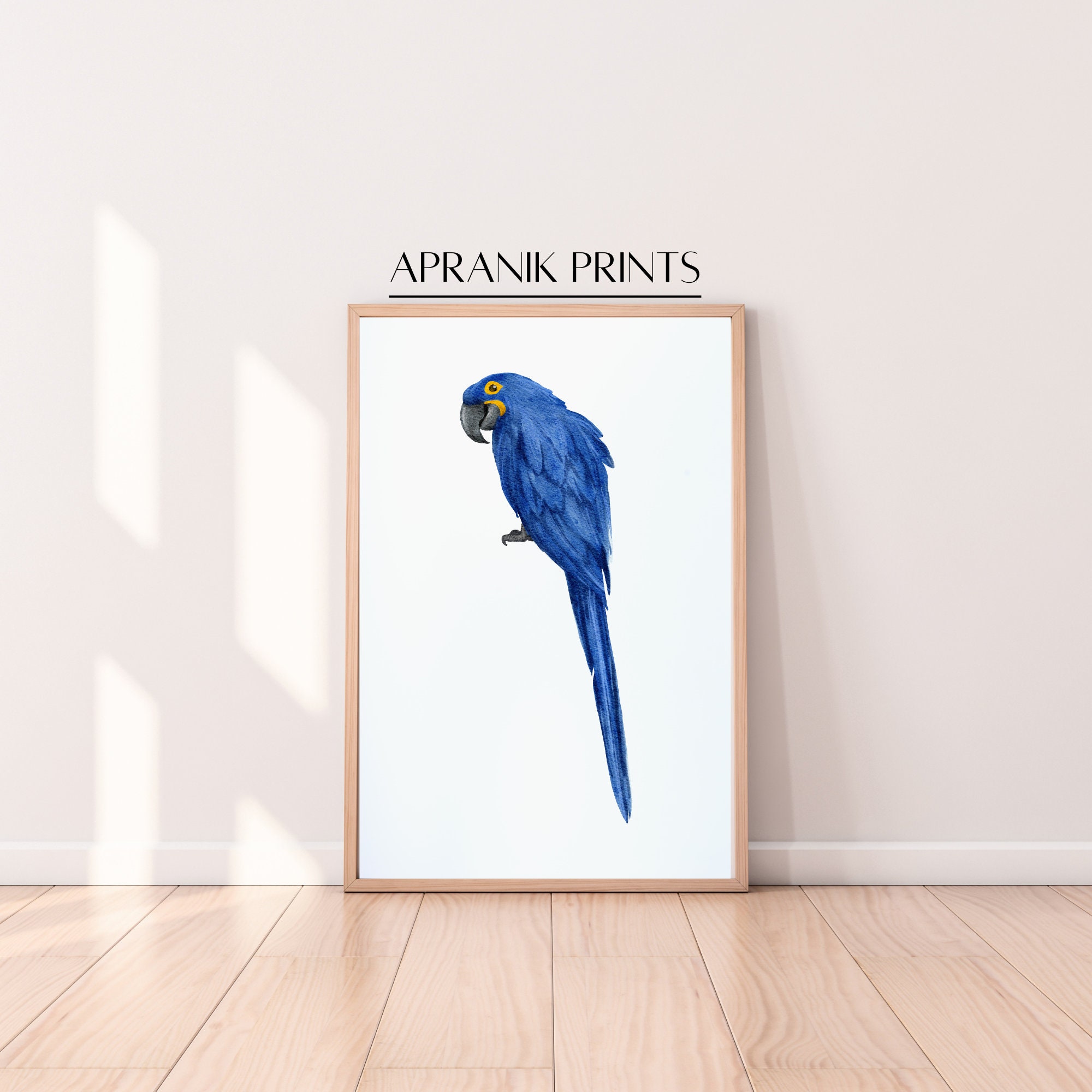 Macaw Print Set of 3 Parrot Wall Art Macaw Wall Art Printable Parrots ...