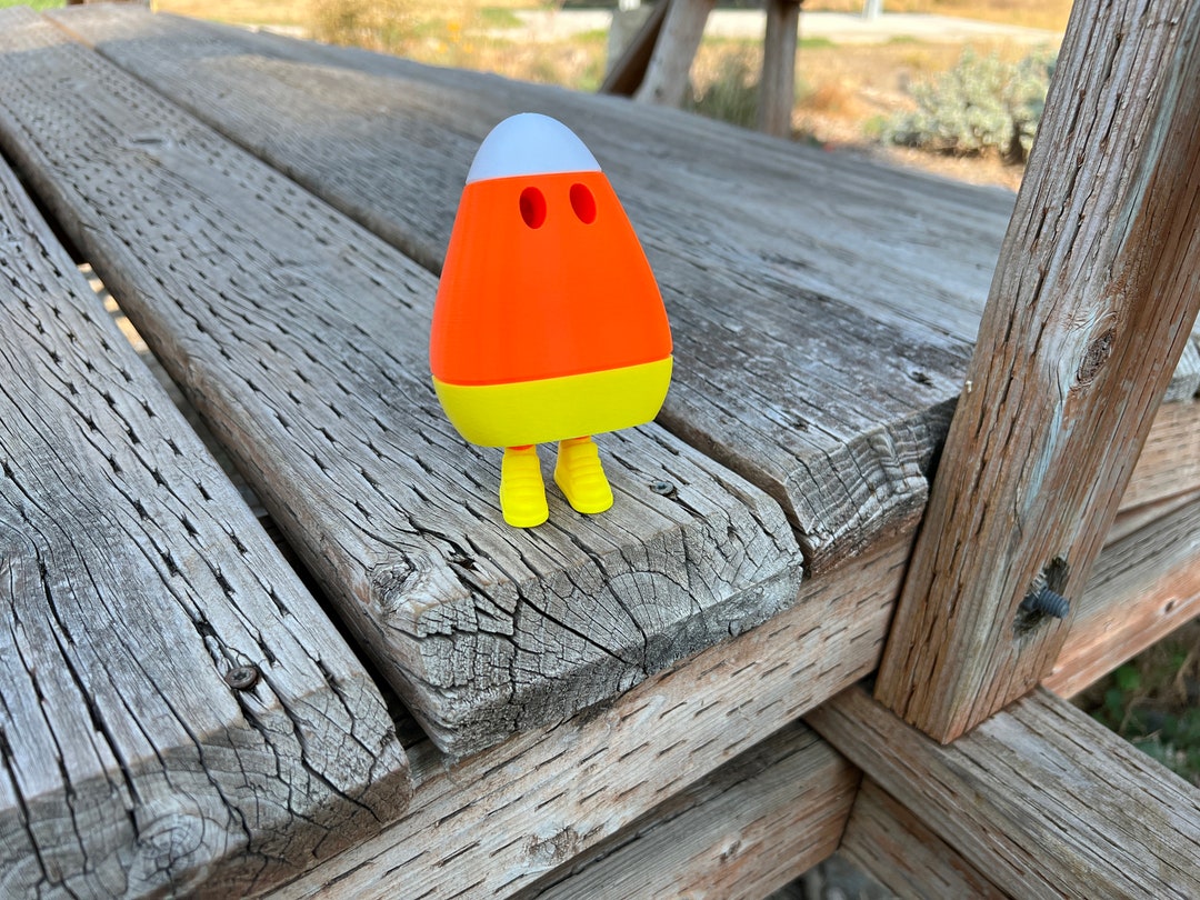 Candy Corn 3D Printed Toy With Adorable Legs - Etsy