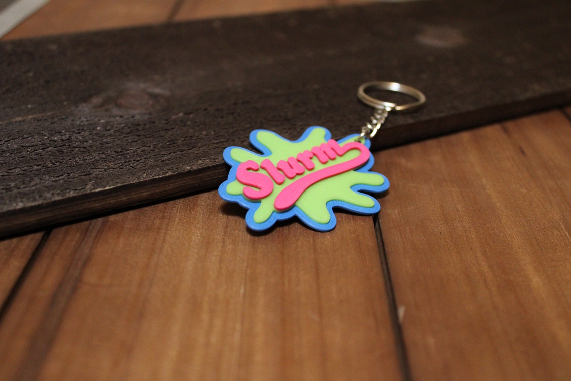 Futurama Slurm Keychain - Etsy