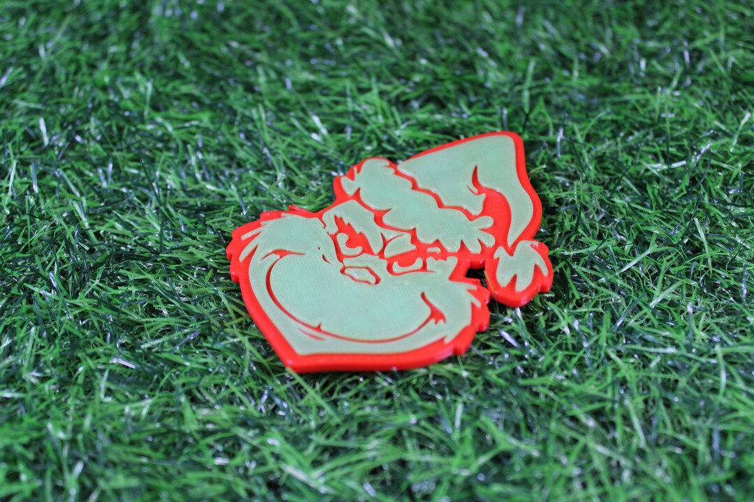 Grinch Holiday Refrigerator Magnet - Etsy