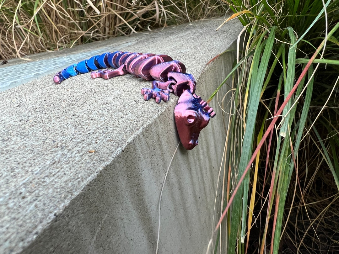 Flexi Lizard Fully Articulated 3D Printed Toy - Etsy