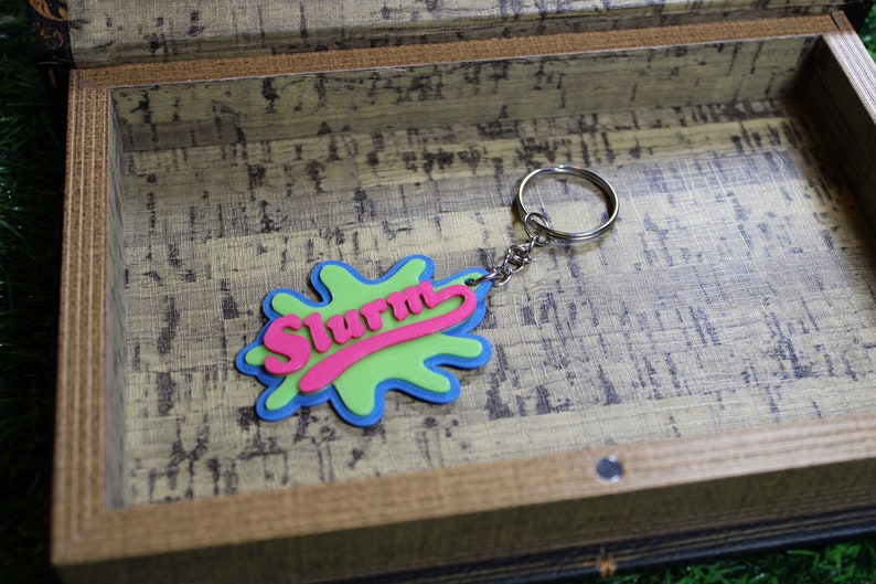 Futurama Slurm Keychain - Etsy