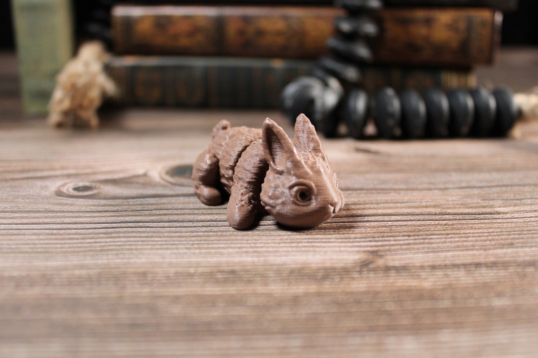 Articulating Baby Bunny Rabbit 3D Printed Desk Toy - Etsy
