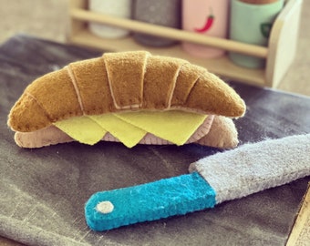 Felt Croissant - Etsy