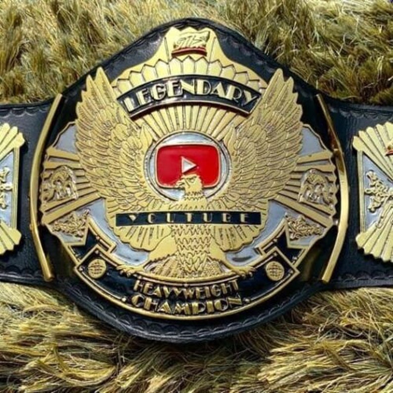 New Men Black GTS Legendry Heavyweight Championship Belt With - Etsy