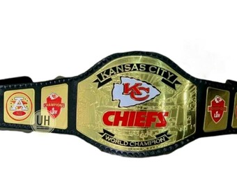 Kansas City Chiefs Wwe Belt - Etsy