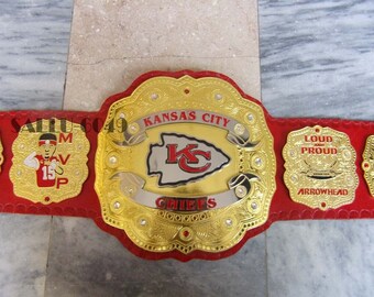 Kansas City Chiefs Belt - Etsy