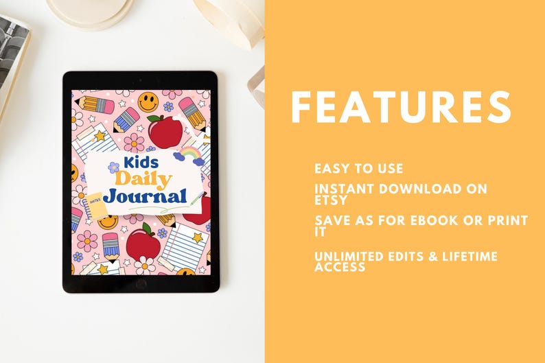 Kids Daily Planner Printable, Journal for Kids I Diary for Kids ...