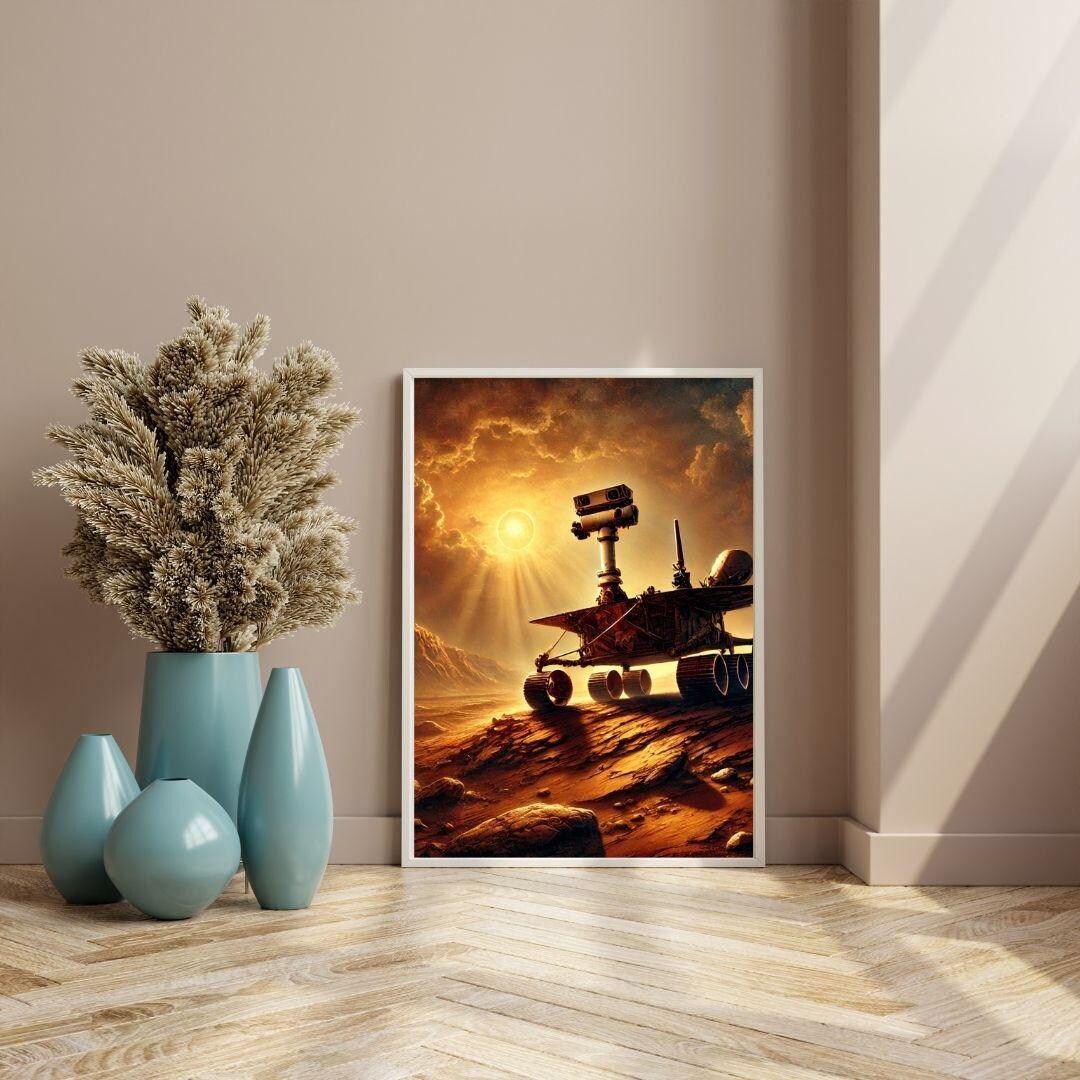 Mars Rover Printable Wall Art, Mars Pictures, Mars Rover Landing, Rover ...
