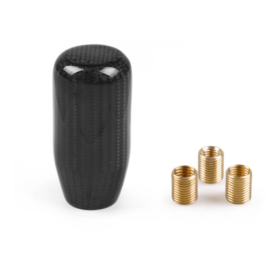 Real Carbon Fiber Gear Shift Knob for Manual and Automatic Transmission ...