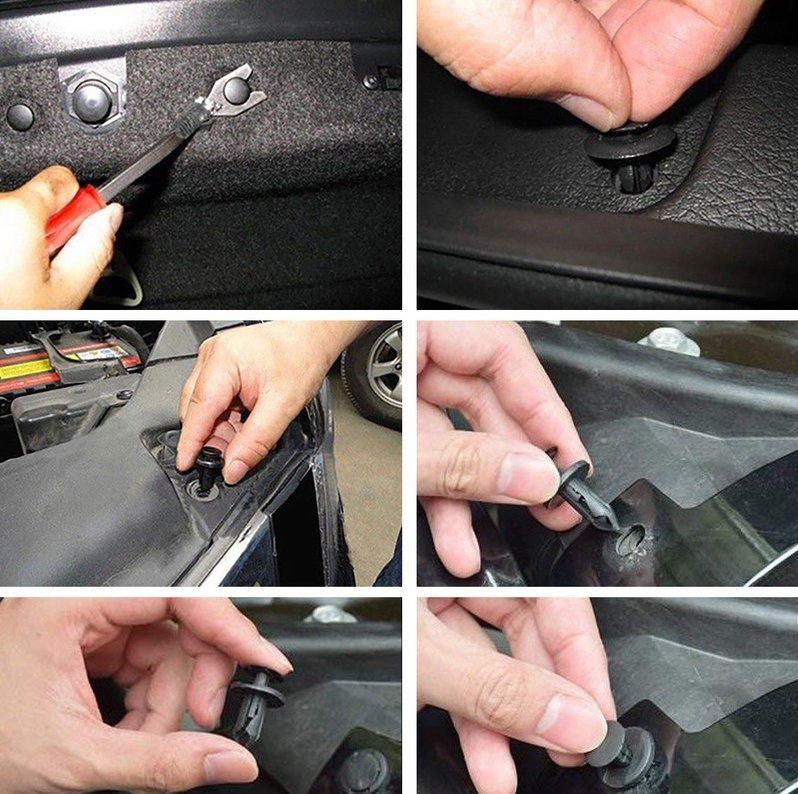 100pcs Car Plastic Retainer Clips With Tool - Etsy