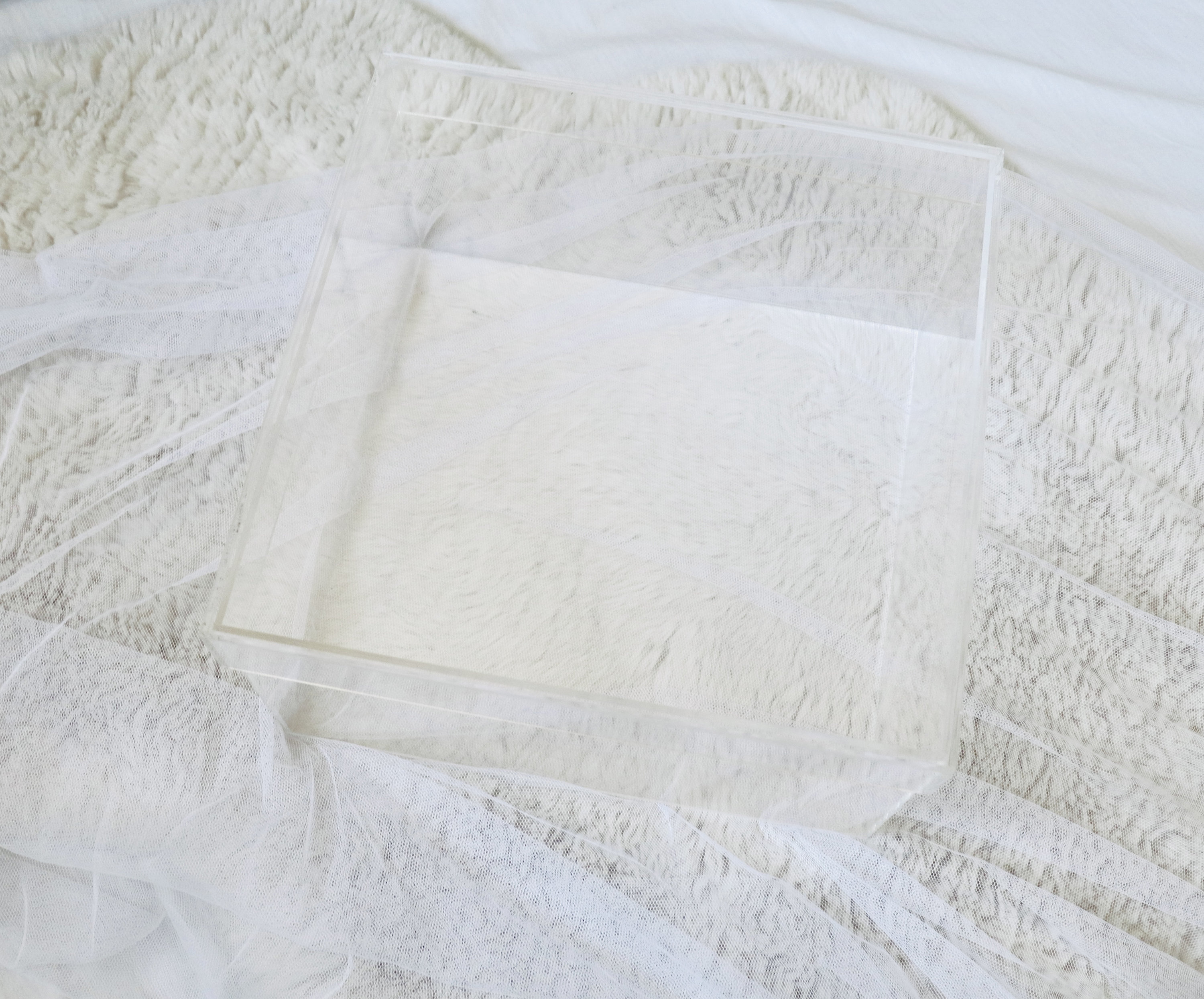 Acrylic Keepsake Box With Lid Gift Wedding Custom Baptism Groomsmen ...