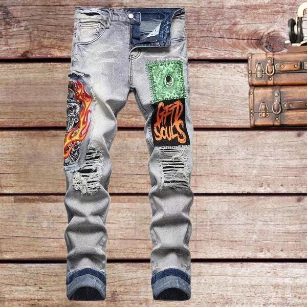 Flame Jeans - Etsy