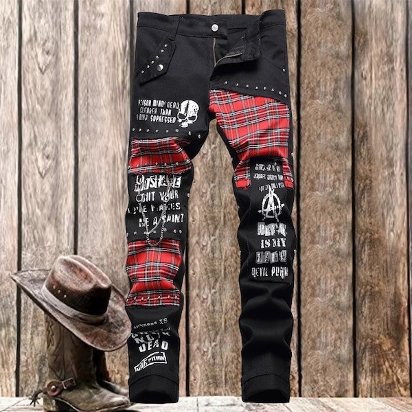 Patchwork Jeans - Etsy