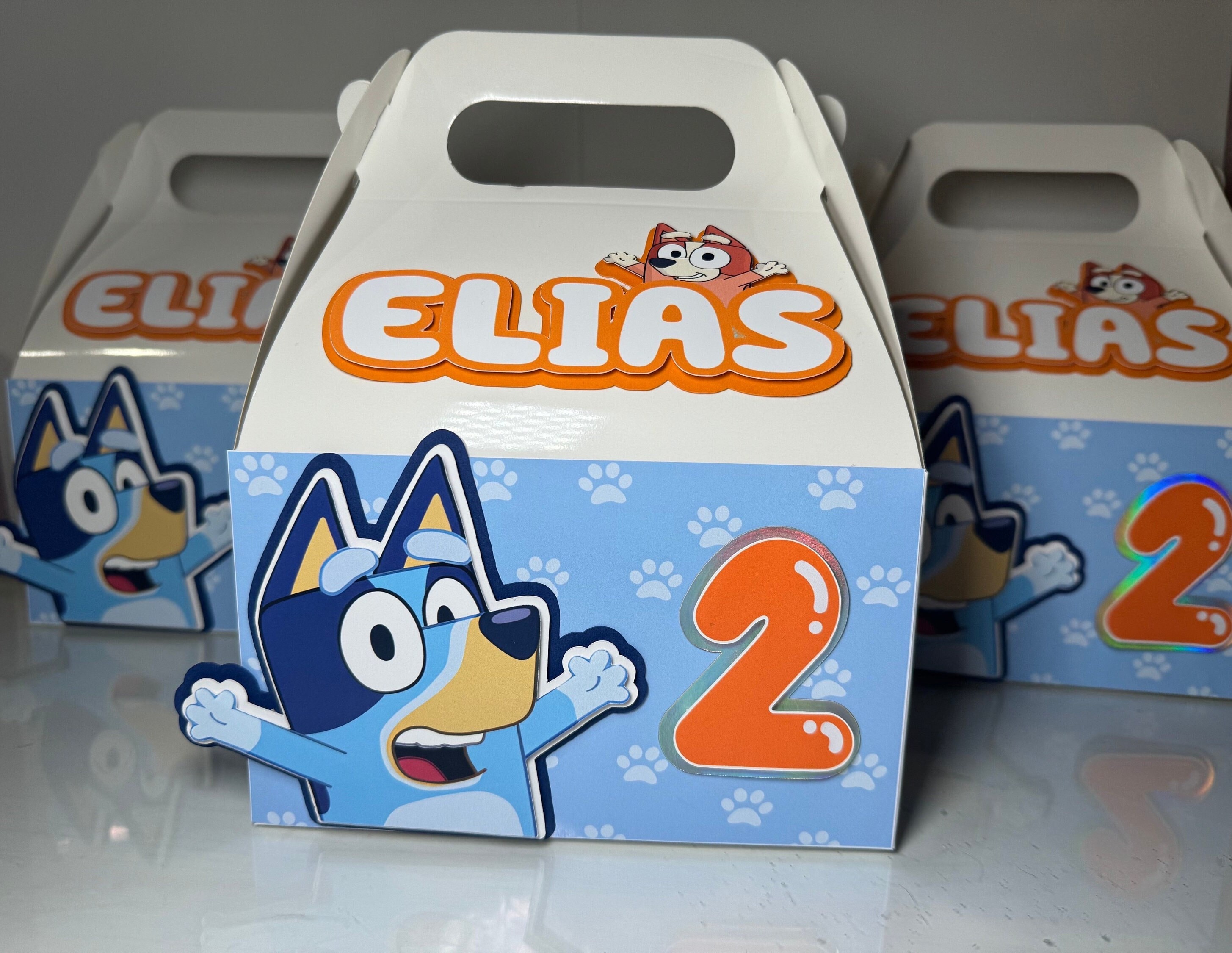Bluey Favor Boxes Bluey Birthday Decorations Party Favor Boxes Bluey ...