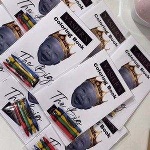 The Notorious Big ONE Coloring Books | the Notorious ONE Party Favors ...