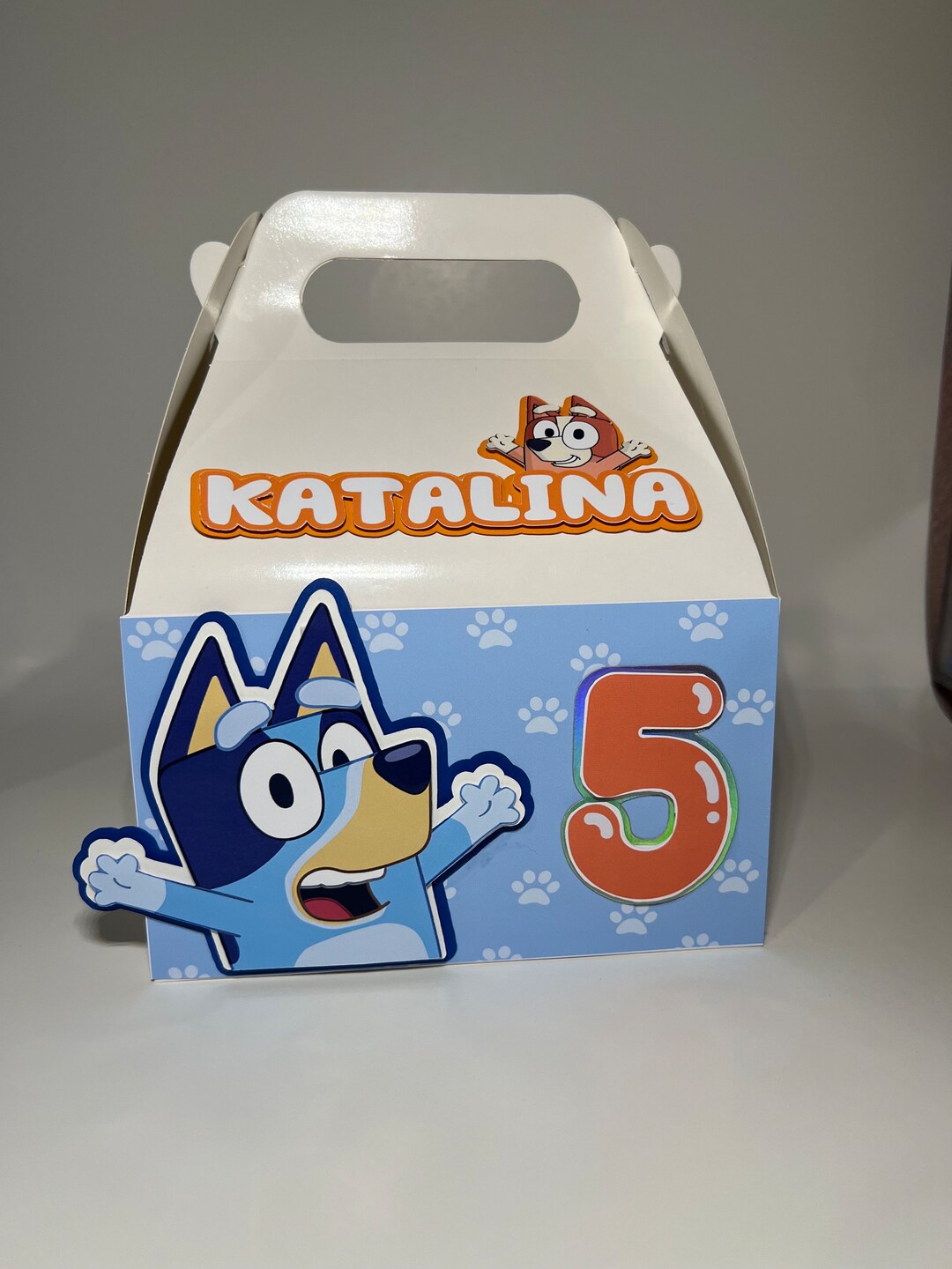 Bluey Favor Boxes Bluey Birthday Decorations Party Favor Boxes Bluey ...