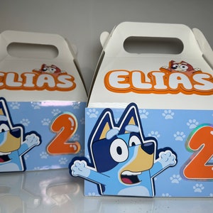 Bluey Favor Boxes Bluey Birthday Decorations Party Favor Boxes Bluey ...