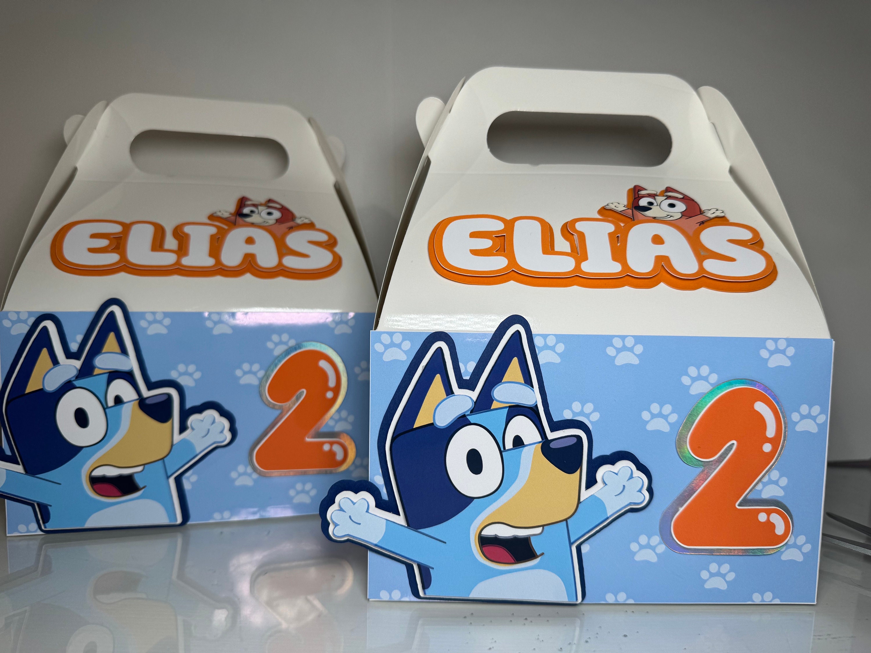 Bluey Favor Boxes Bluey Birthday Decorations Party Favor Boxes Bluey ...