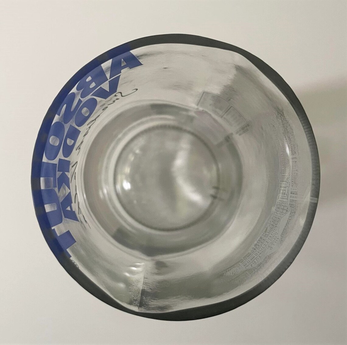 Absolut Vodka Cut Glass Upcycled Gift Bottle Vase Holder Cocktails - Etsy