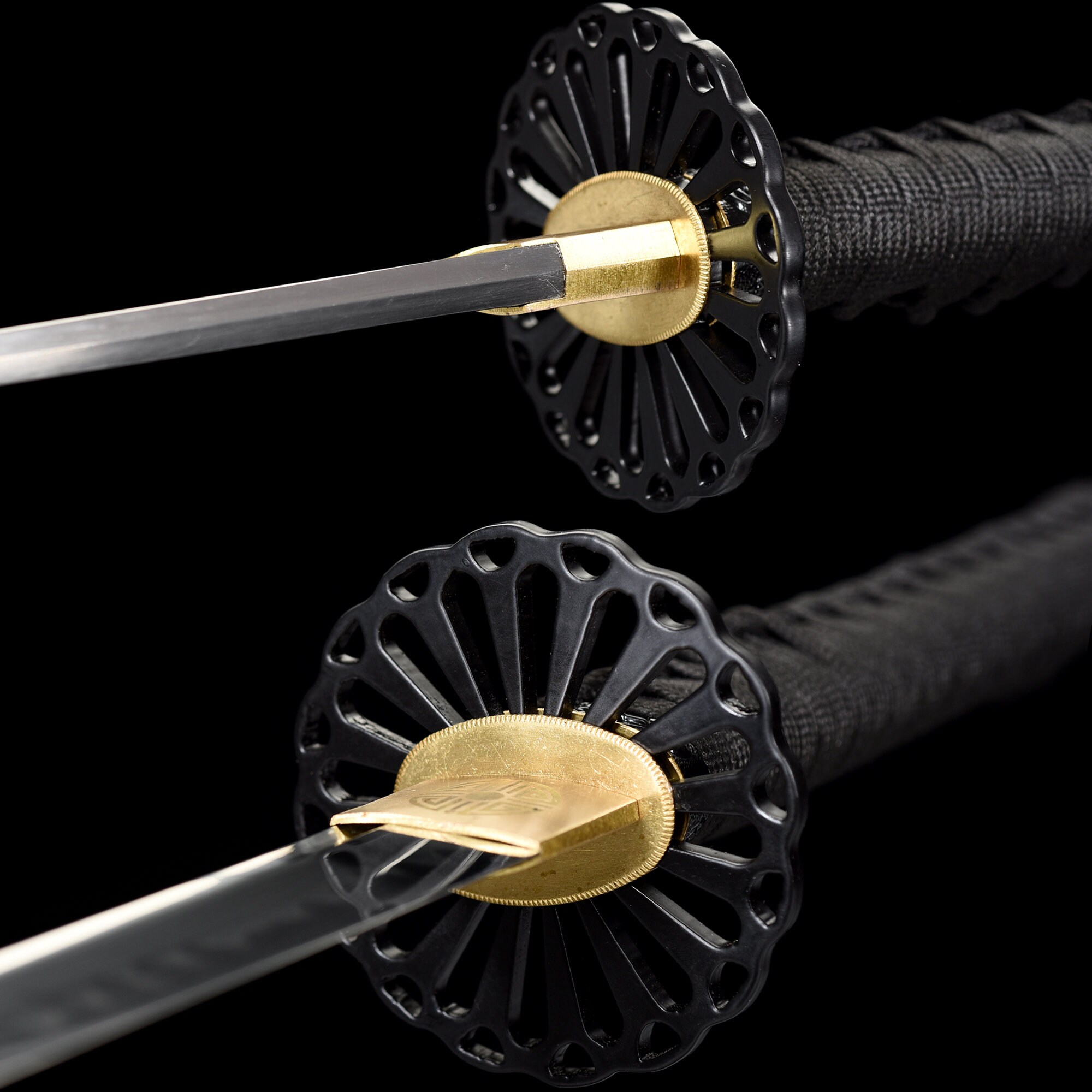 Cold Snow Katana, T10 Clay Tempere Blade With Snowflake Scabbard ...