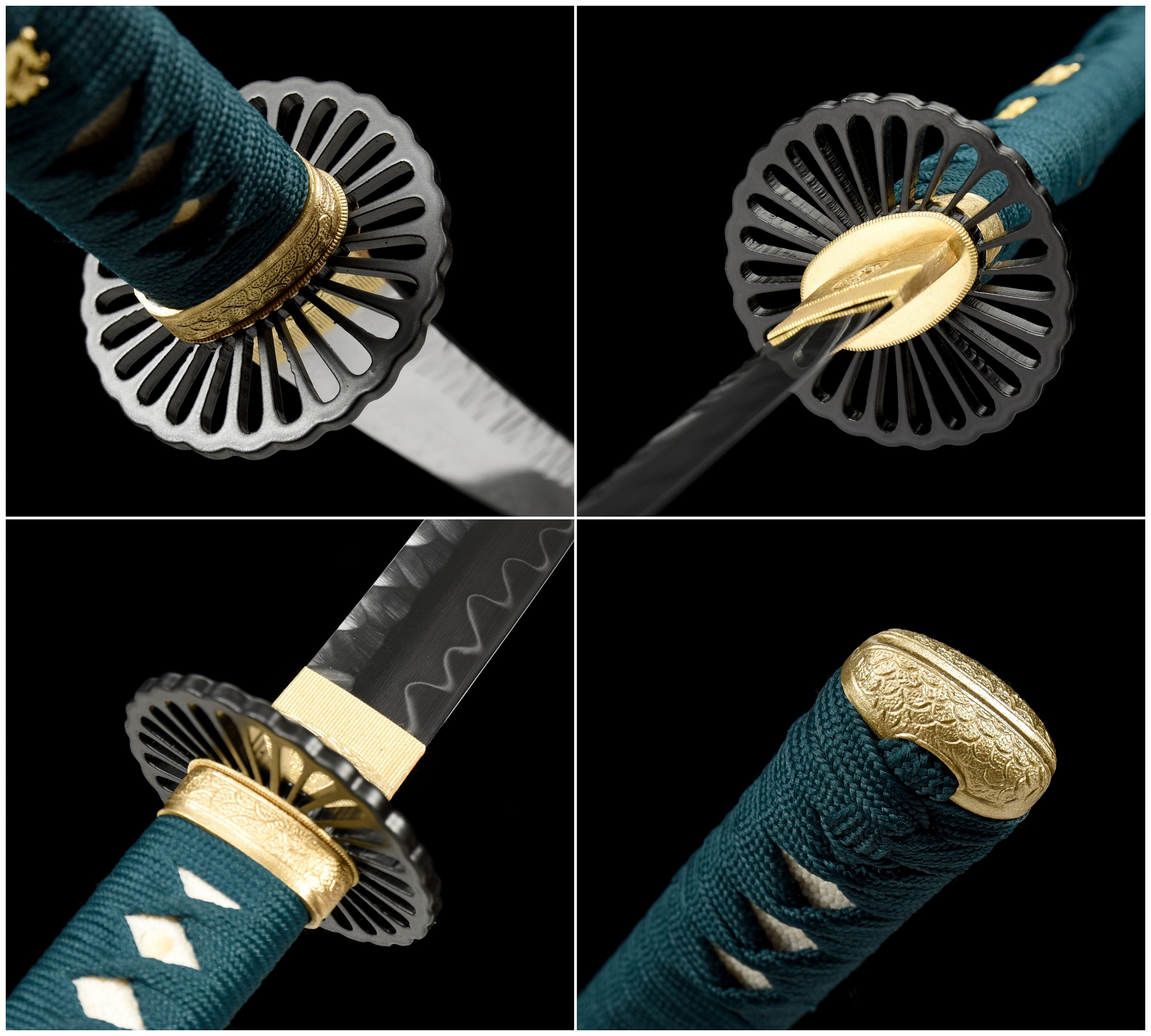 Black Sheath Katana Handmade T10 Carbon Steel True Harmon - Etsy