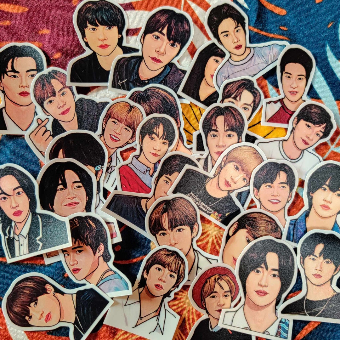 RIIZE Cartoonized Stickers Vinyl Waterproof - Etsy