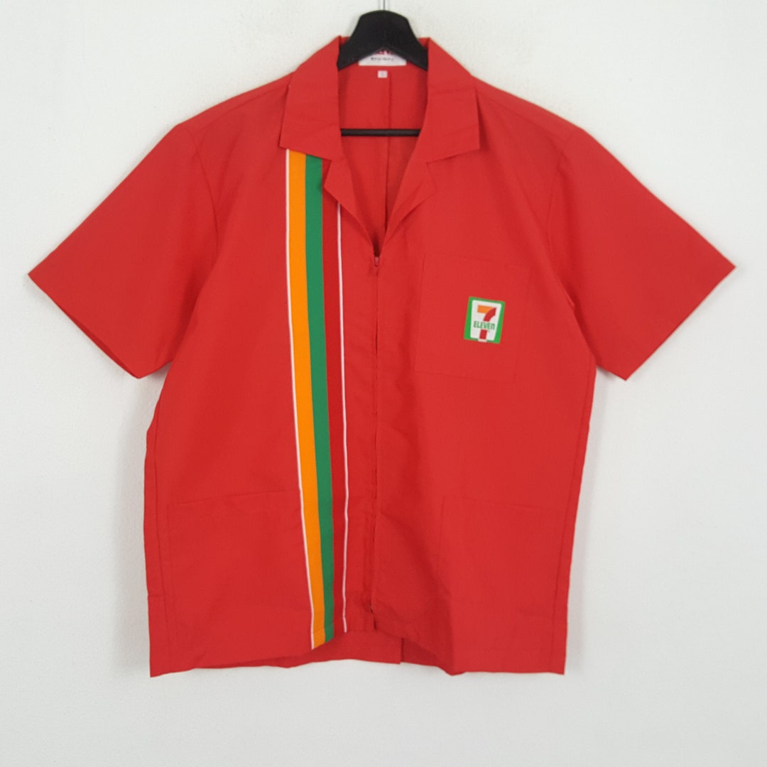 7 ELEVEN Workers Working Uniform Shirt Jacket - Etsy