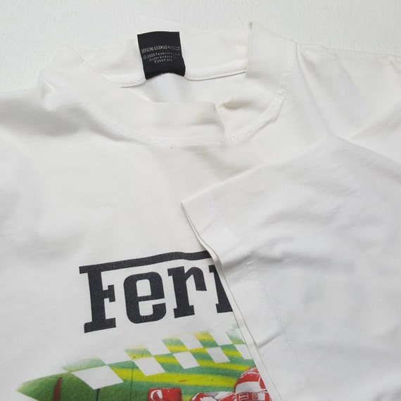 FERRARI Formula One F1 Vodafone Shell Racing Tshirt - Gem