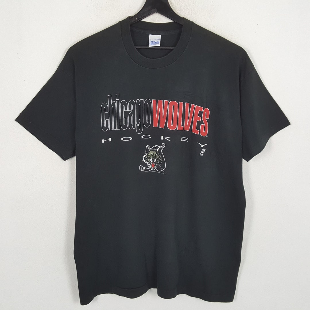 Vintage CHICAGO WOLVES Ice Hockey Team NHL Sports Tshirt - Etsy