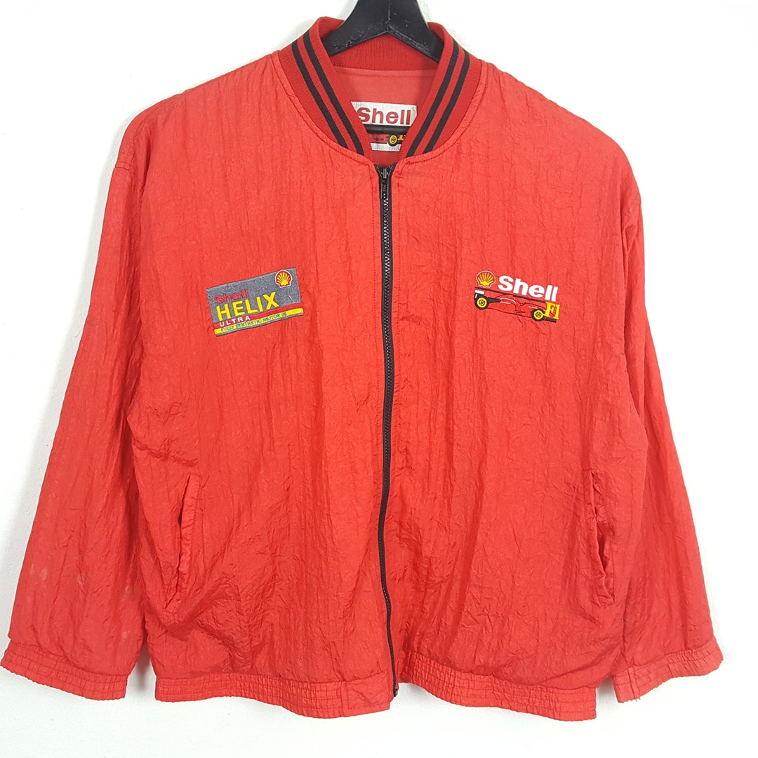 SHELL F1 Ferrari Motorsport Racing Team Vintage Windbreaker - Etsy