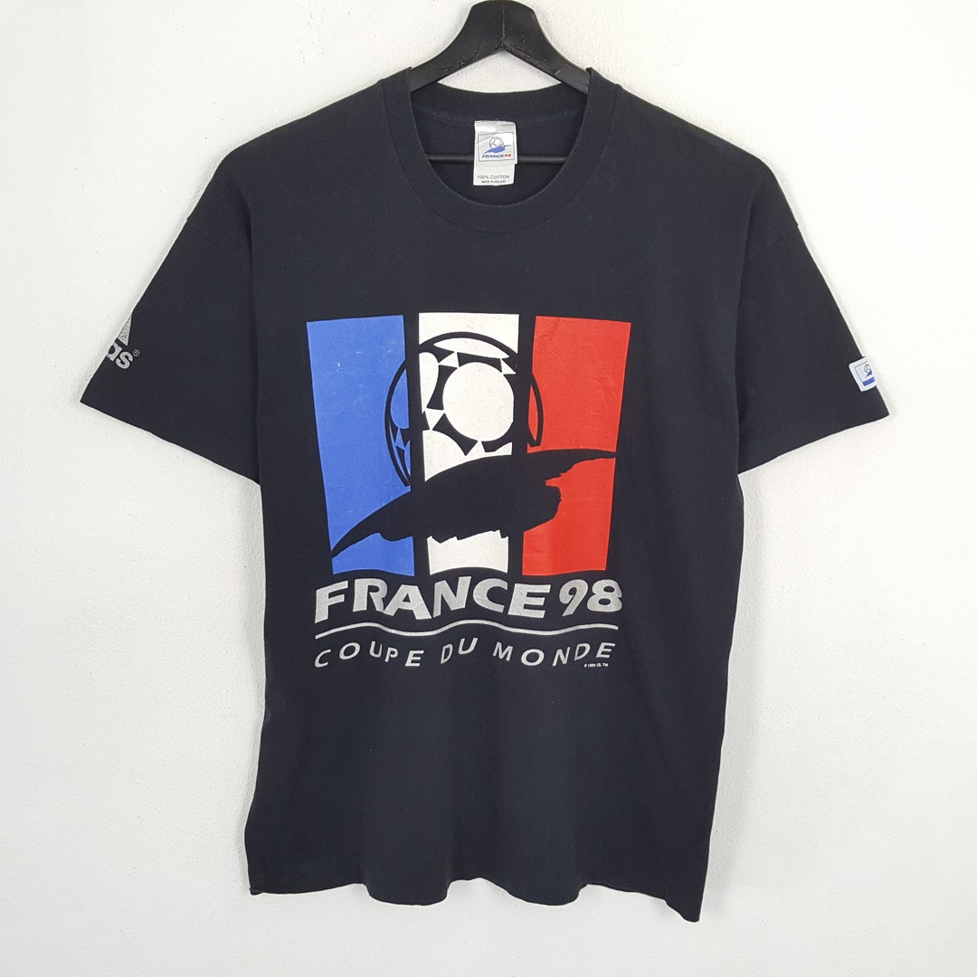 ADIDAS FRANCE 98 Coupe Du Monde Vintage Tshirt - Etsy