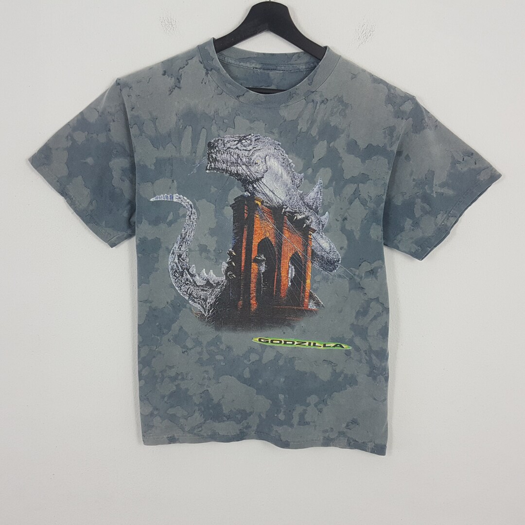 VINTAGE GODZILLA Movie Streetwear Style Tshirt - Etsy