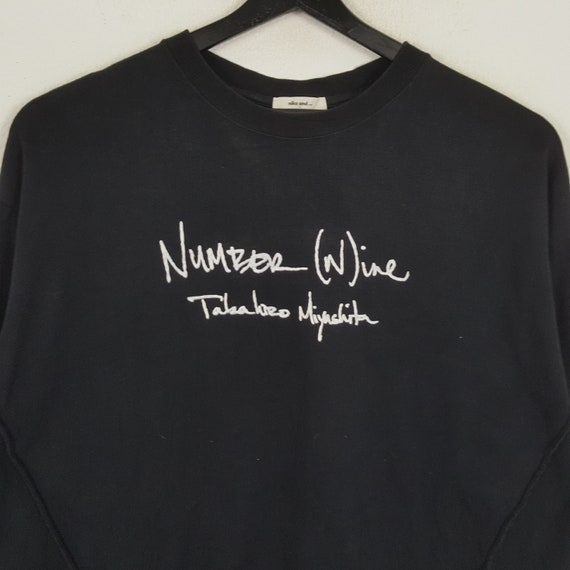 NUMBER NINE Custom Japanese Brand Streetwear Sweatshi… - Gem