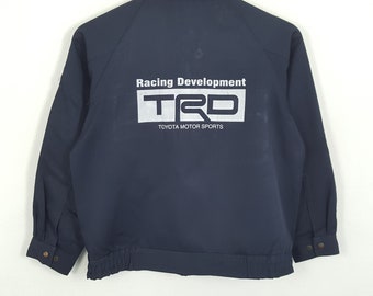 Vintage Toyota TRD Motorsport Racing Car Jacket Large JDM Japan Toyota ...