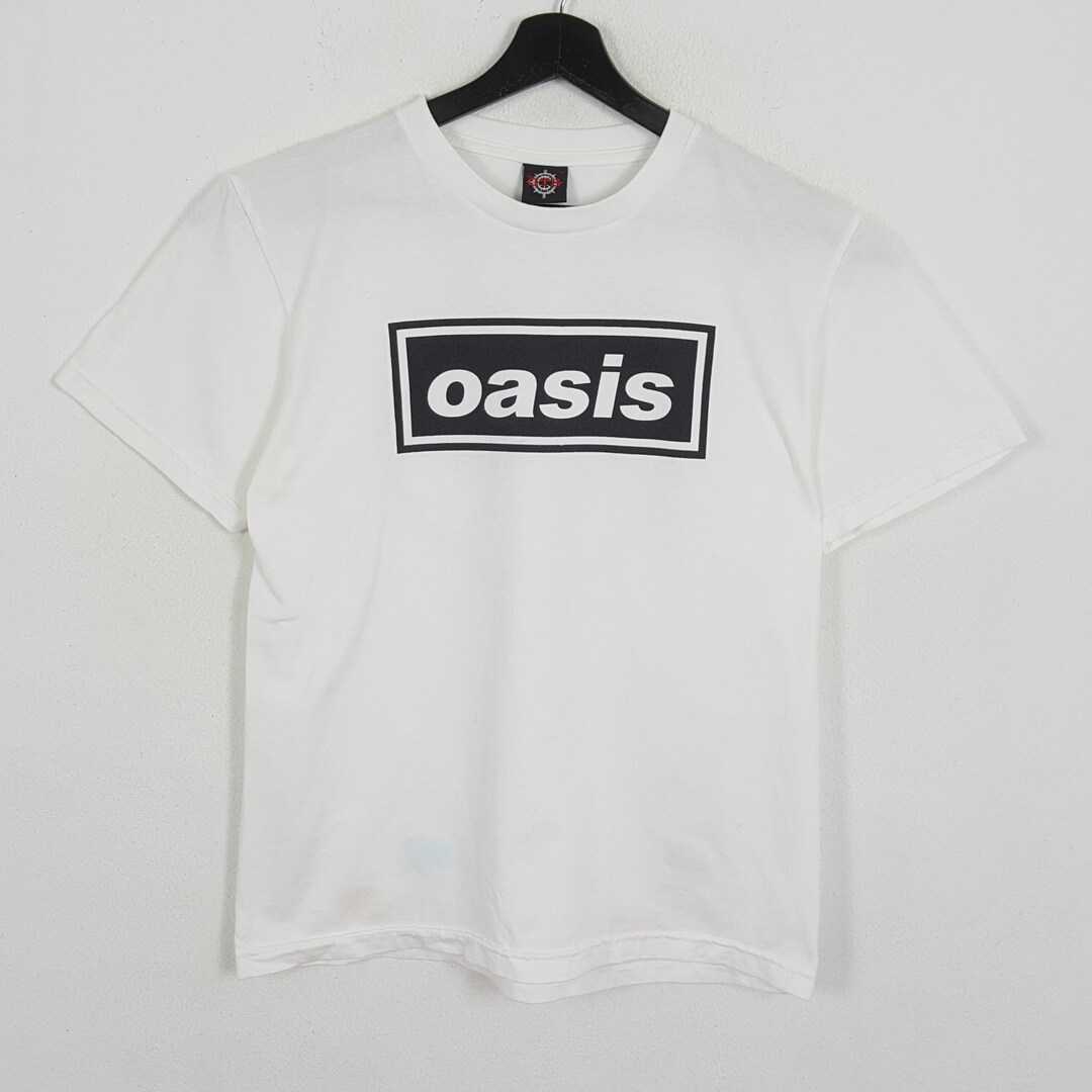 OASIS British Rock Band Box Logo Design Tshirt - Etsy